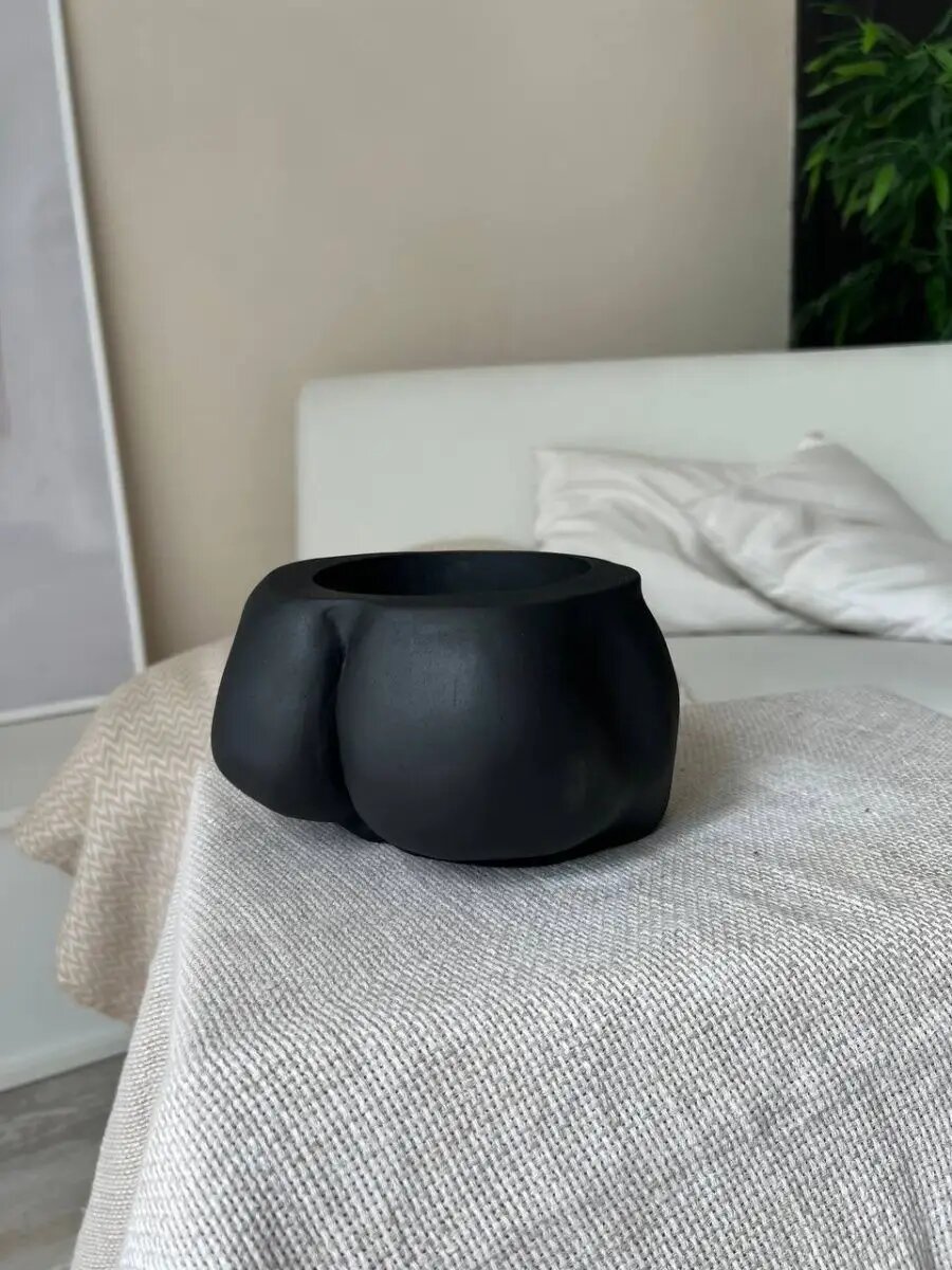 Кашпо BI BRIGHT IDEA «Корень Адама», интерьерное, гипс, 10х17х9 см