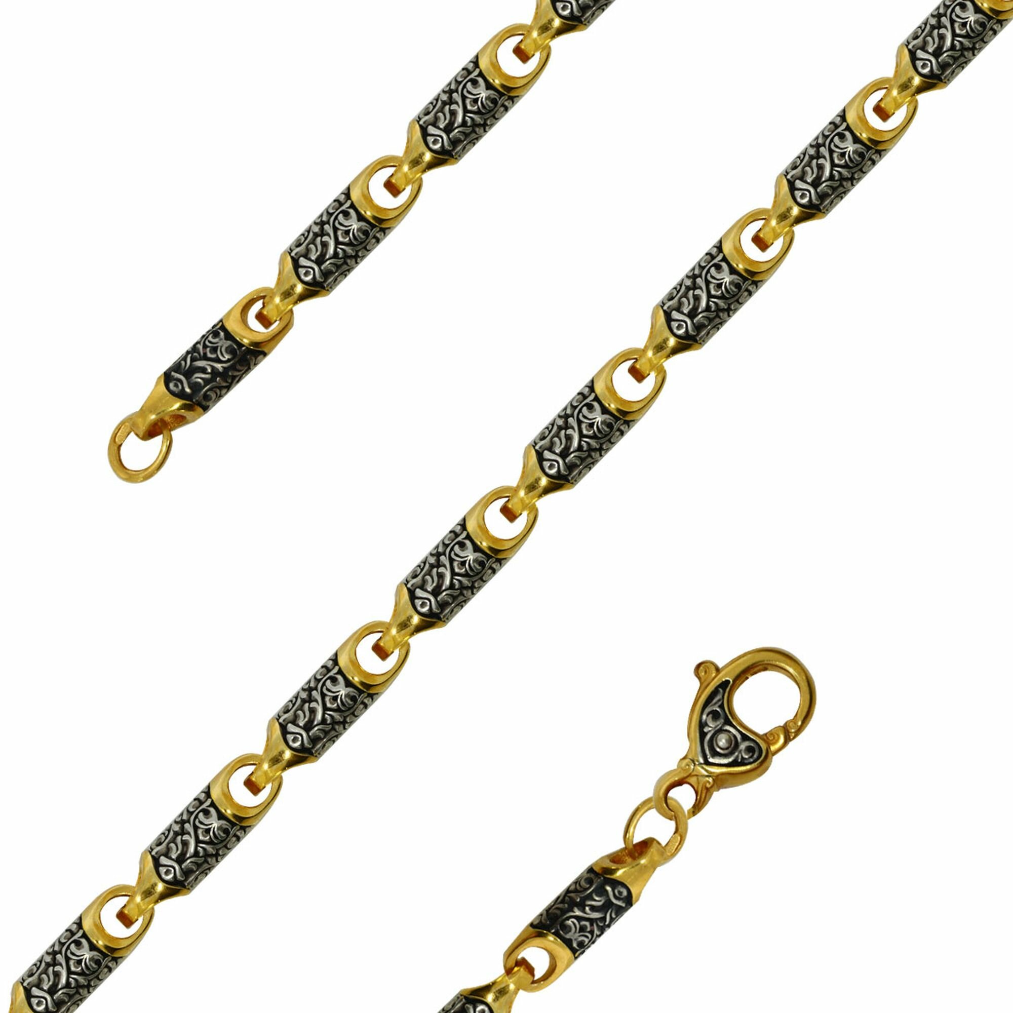 Браслет, серебро, 925 проба, золочение