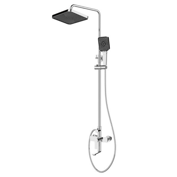 Душевая система Elghansa 2391510-2B однорычажная с ABS верхним душем 300*200 мм