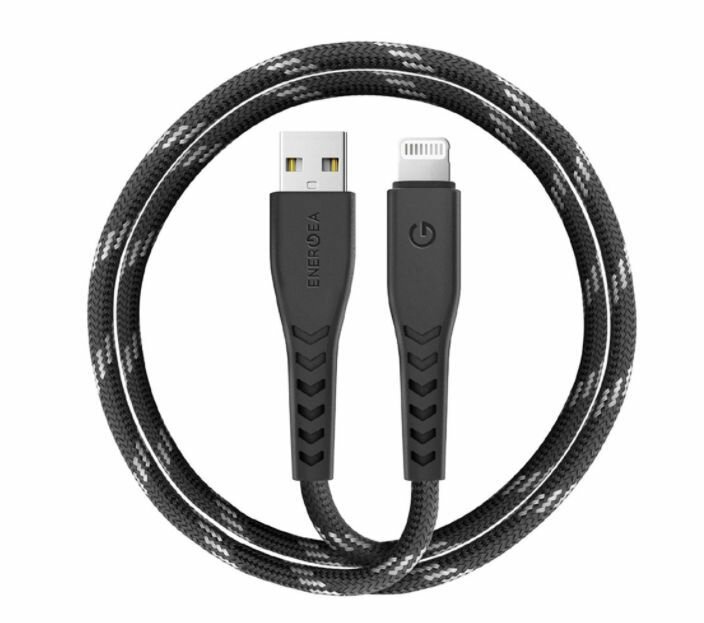 Кабель EnergEA NyloFlex, USB-A to Lightning C89 MFI 1.5M черный (BLACK)