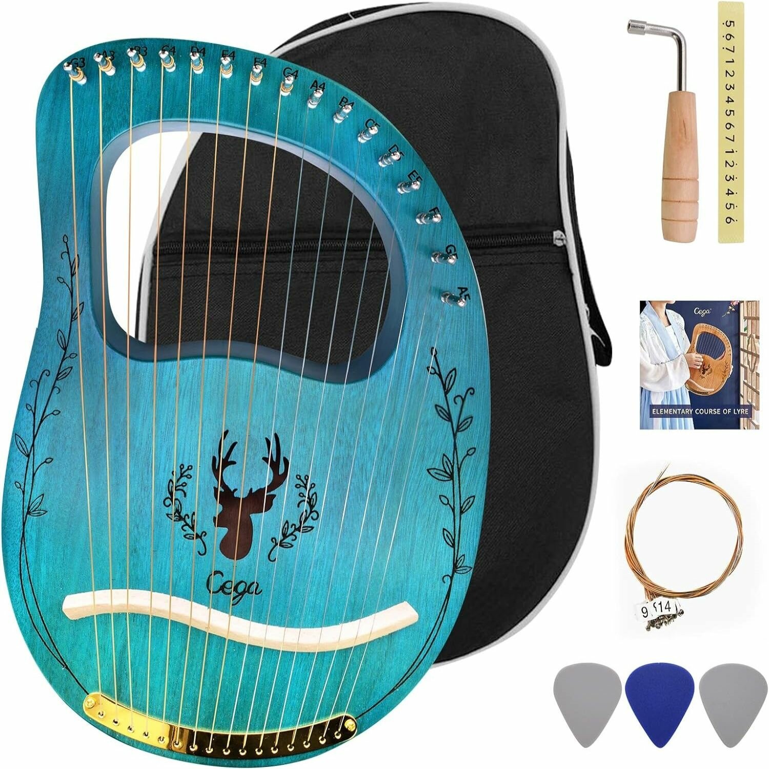 Lea Harp 16-тональная малая арфа