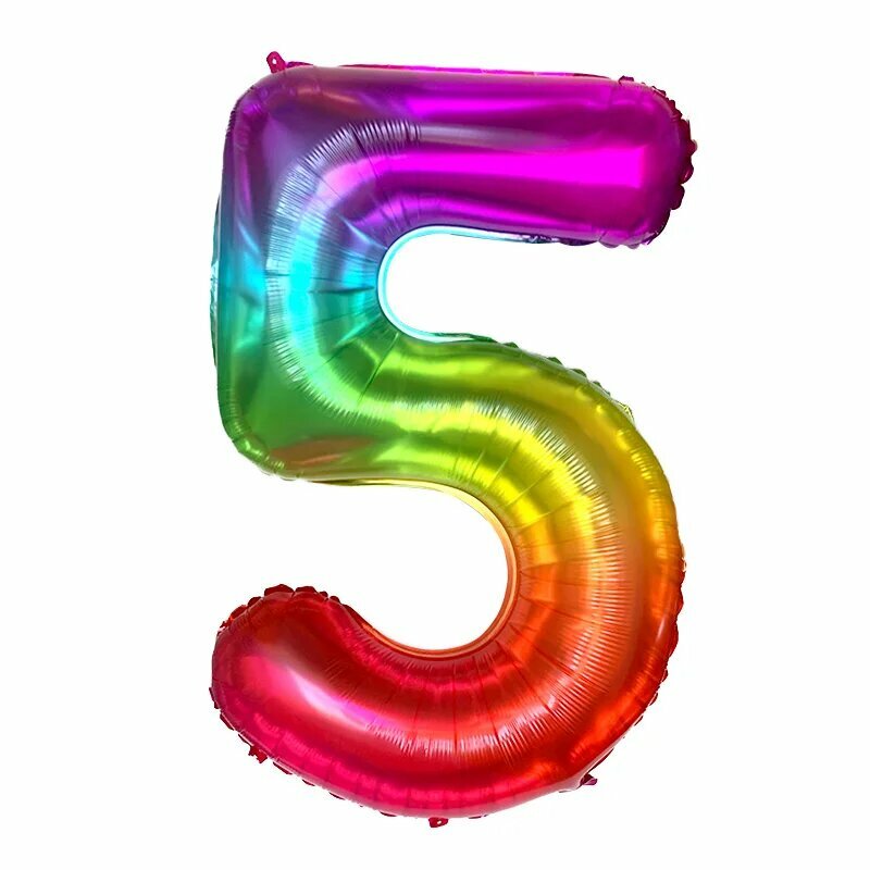 40-дюймовые воздушные шары из алюминиевой фольги с номером 0 1 2 3 4 5 6 7 8 9 лет Воздушные шары для детей и взрослых на день рождения, свадьбу, товары для вечеринок