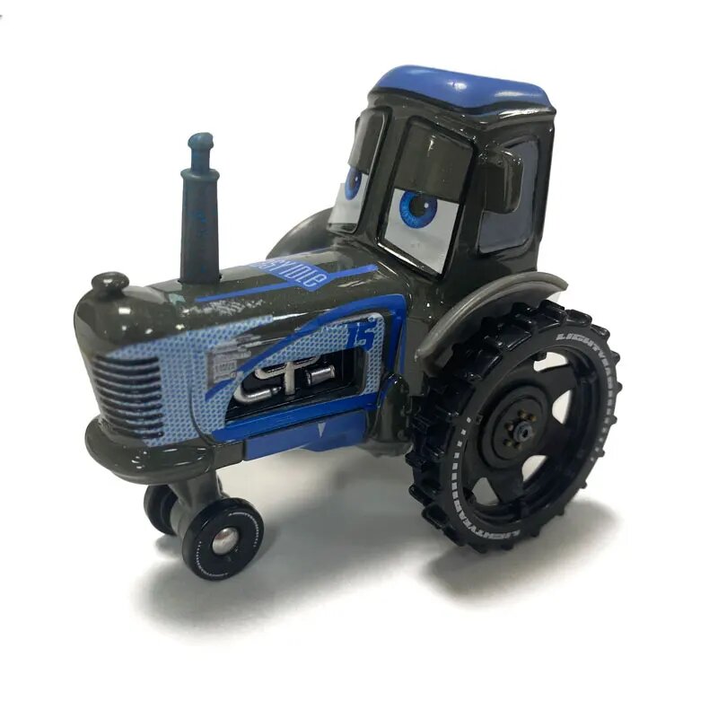 Disney Pixar Cars Frank Green Harvester Cows Трактор металлический Темно-синий, 1