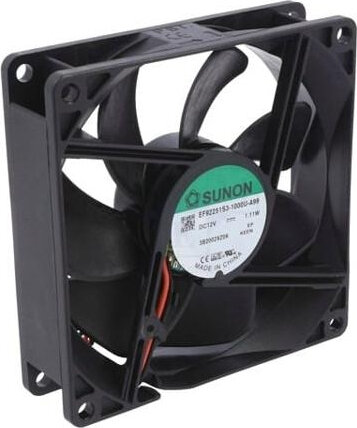 Вентилятор осевой SUNON EF92251S3-1000U-A99 Вентилятор осевой 12ВDC 92x92x25мм 66,96куб. м/ч 28дБА 1шт