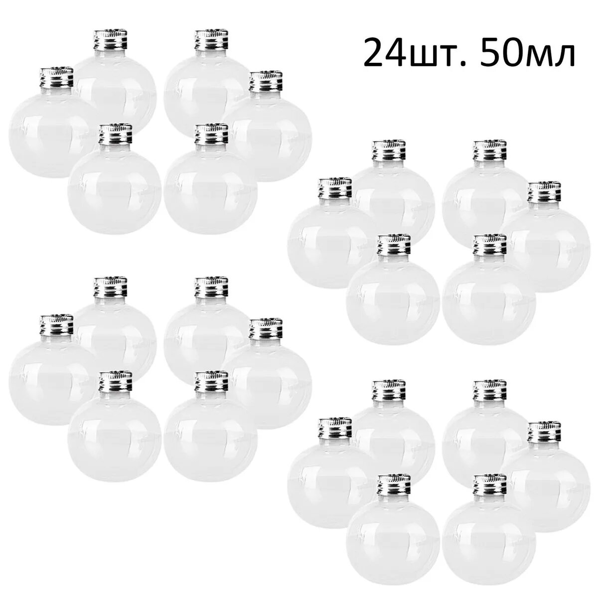Agiferg Елочный шар, диаметр 6 см, 24 шт
