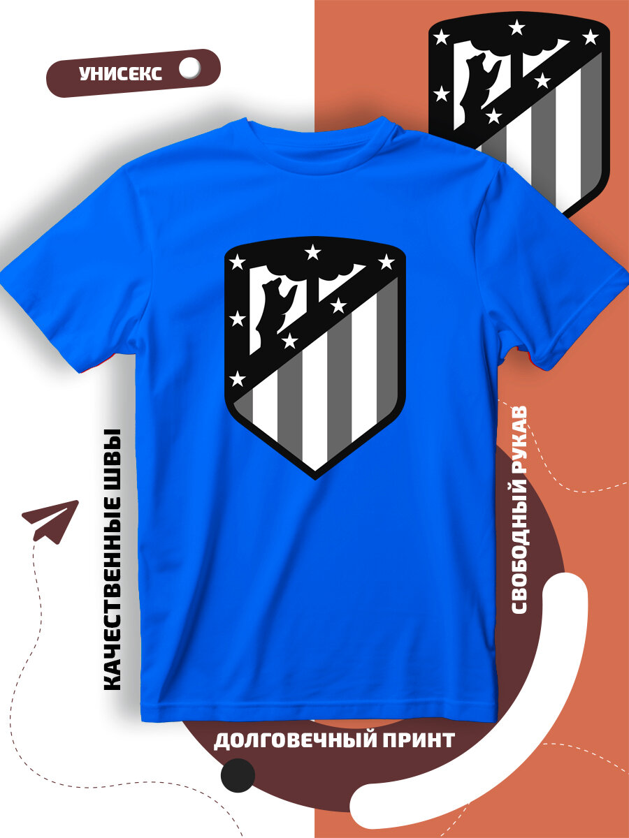 Футболка с принтом логотип Мадрид