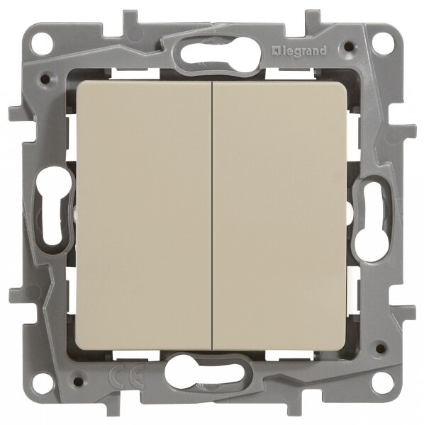 3 шт. Legrand Etika Слоновая кость Переключатель, 10 А, винтовые клеммы