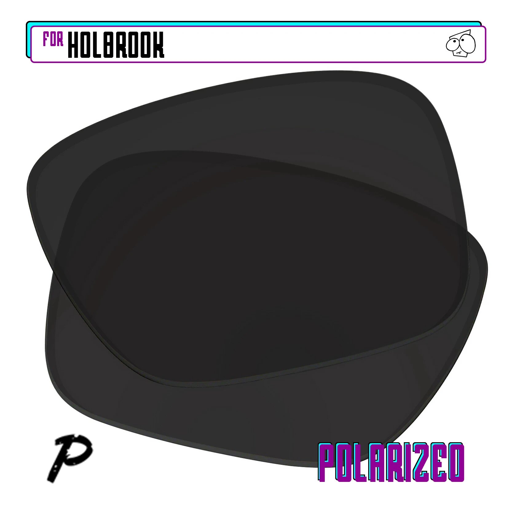 Поляризованные линзы Oakley Holbrook Black P