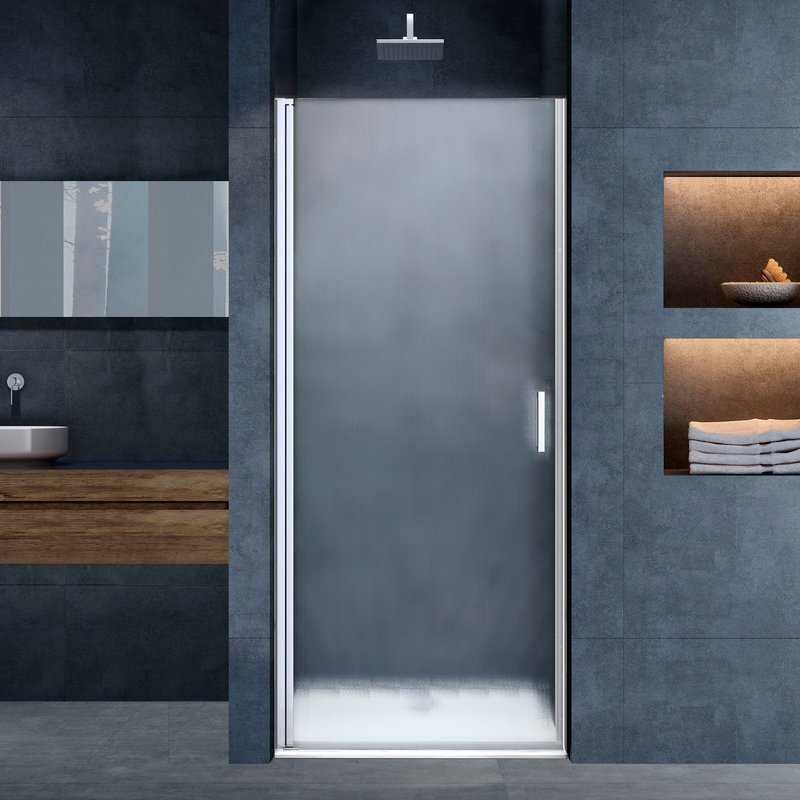 Душевая дверь в нишу Vincea Alpha VDP-3AL850MT 85 см, стекло текстурное, хром