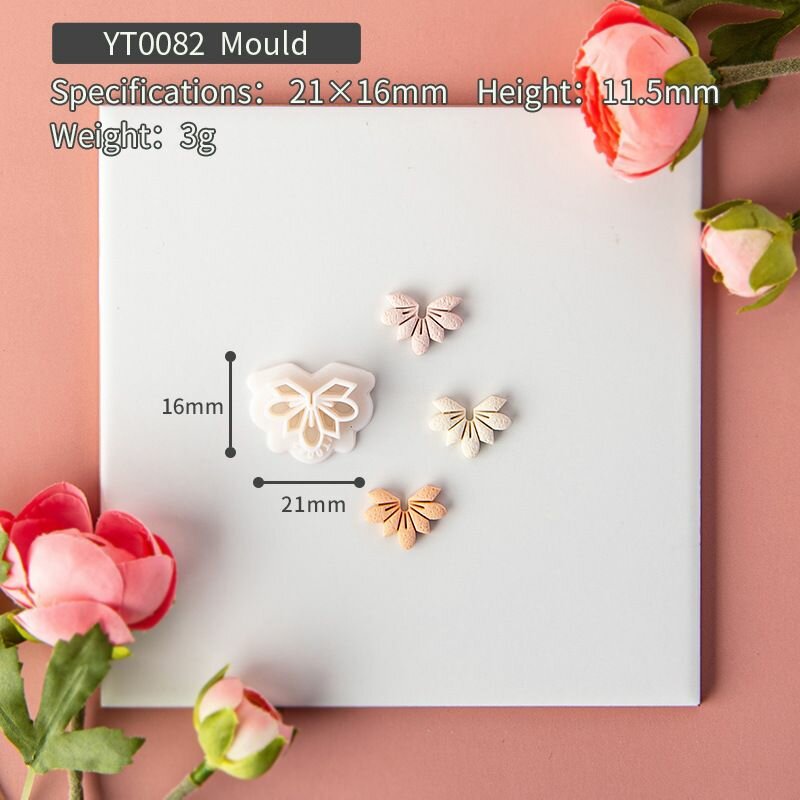 Винтажные Молды Для Серёг: Цветочные Формы Для Глиняных Подвесок DIY Инструменты,1, y082, белый
