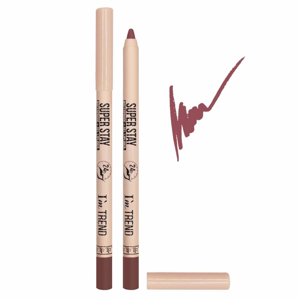 Карандаш для губ TF Cosmetics Super stay, гелевый, тон 006, холодный нюд