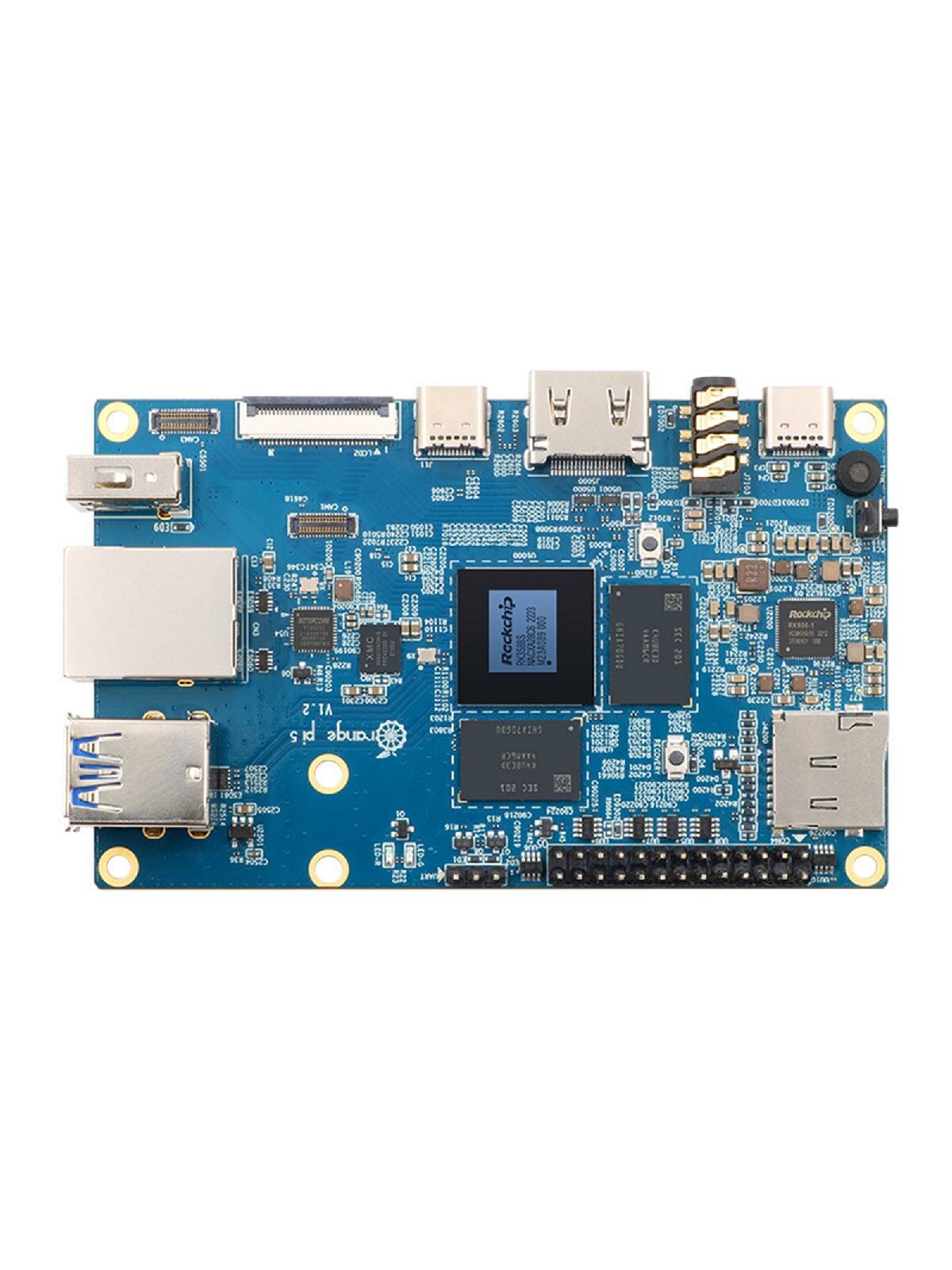 For Orange Pi 5 RK3588S 8-Core Processor 4GB 8GB 1000MB Lan-HDMI-M2-PCIE-USB3.0 Module Computer Run Android12 Debian11