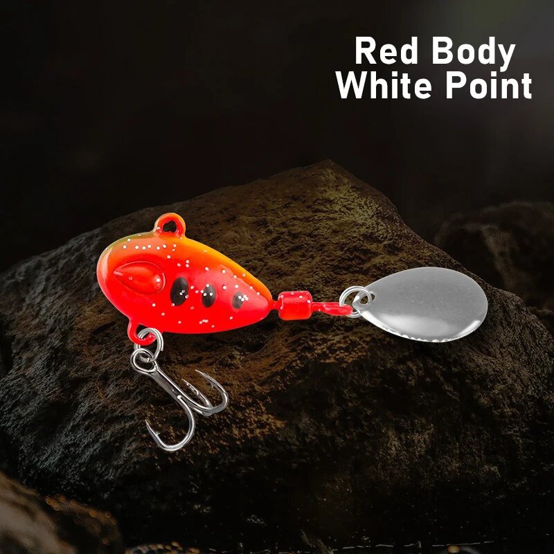 Ложка-спиннер, тонущие воблеры, приманки, металлические приманки VIB, вращающиеся приманки с блестками и хвостом, рыболовные приманки для дальнего заброса для морского окуня