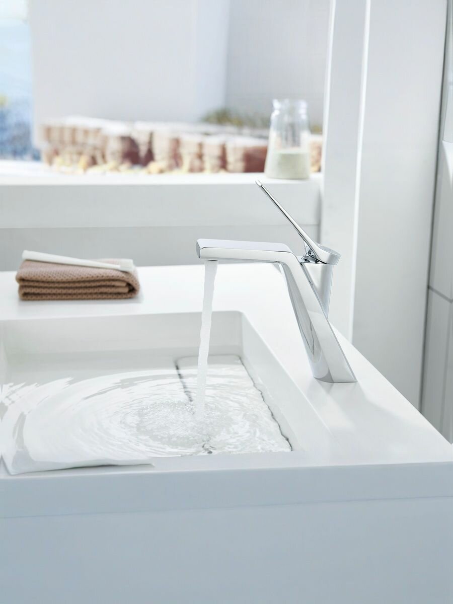 Смеситель для раковины Smart-Way / NA30, Хром, высота излива 140