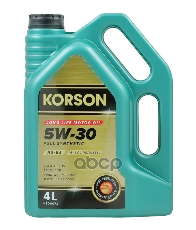 Korson 5W-30 FULL SYNTHETIC A5/B5 4л (синт. мотор. масло.)