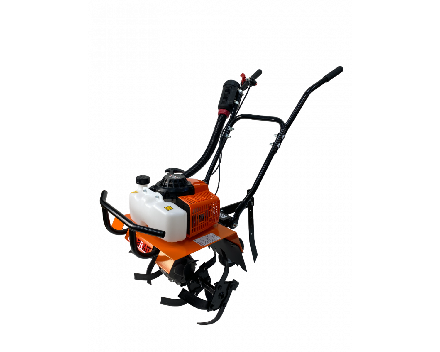 Мини-культиватор Brait BR-30(A) (2,4кВт; 2-х такт. 1-цилиндр. двиг; объем 63см, шир. вспашки 450мм, глуб. 200-225мм)