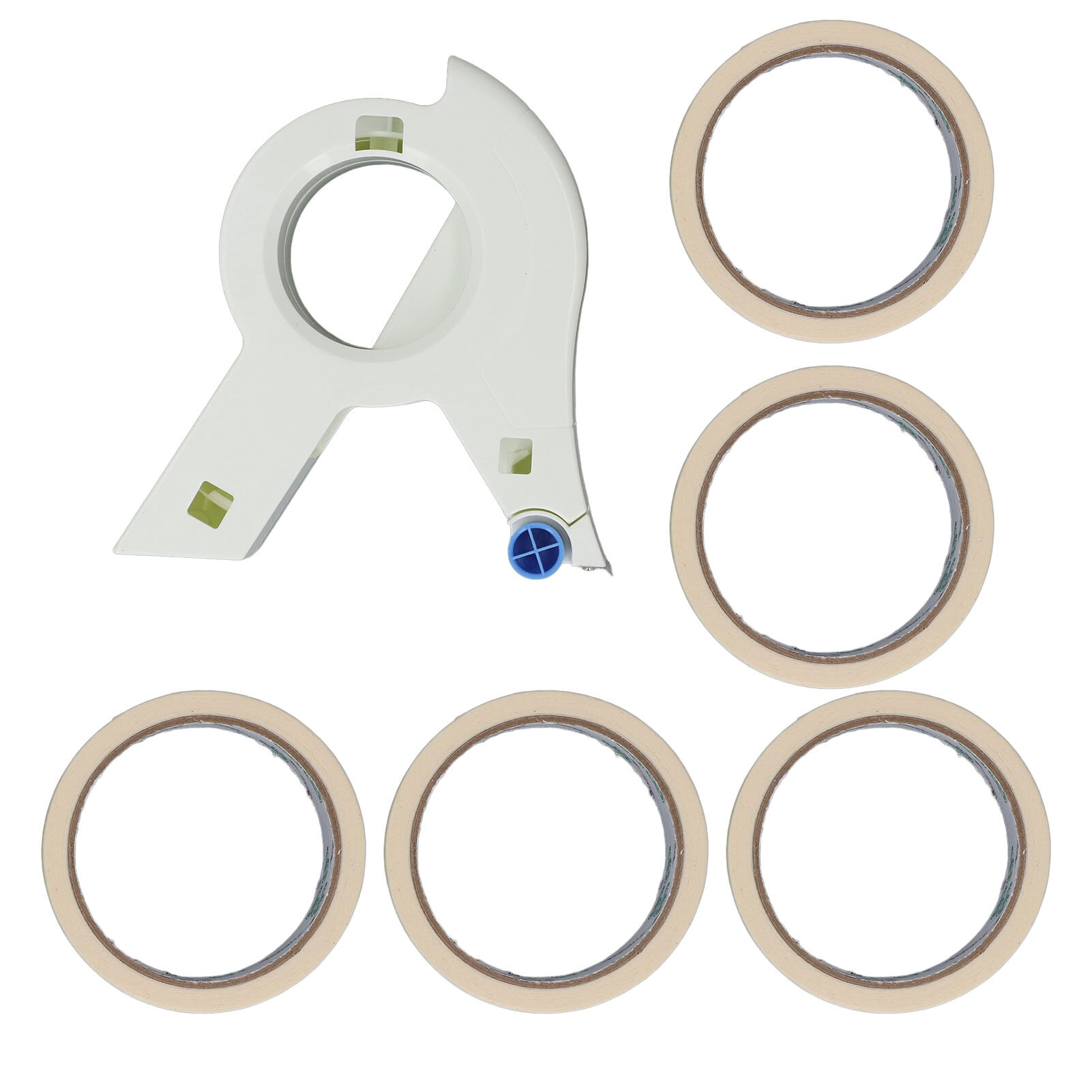 Аппликатор малярной ленты, 3 ролика, с 5 наклейками, для чистого края