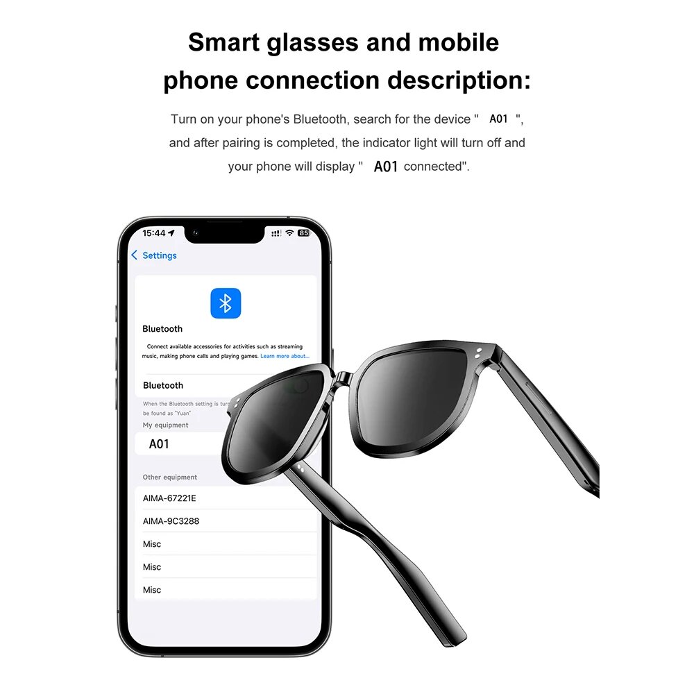 IUTECH умные очки Bluetooth A01, 2 — фото 1