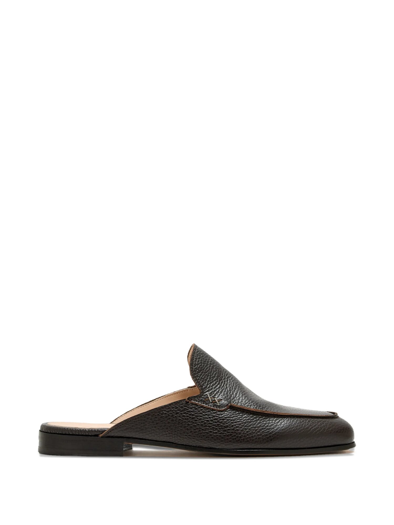Лоферы Textured stitched loafers