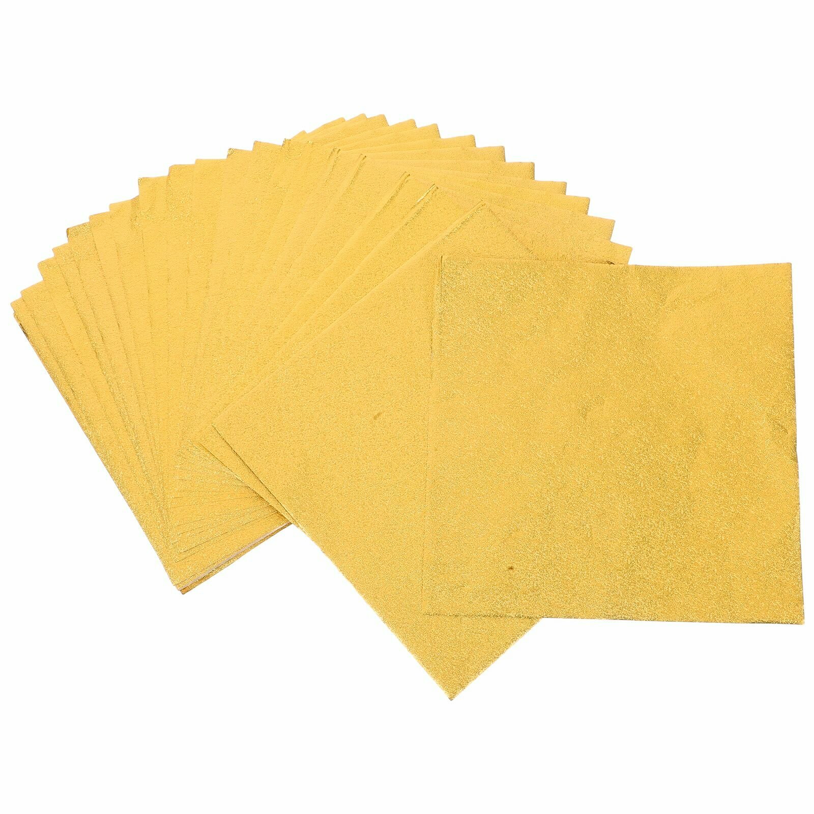 Золотые Фольгированные Листы, 100 Штук, Из Алюминиевого Фольги, Для Конфет и Выпечки