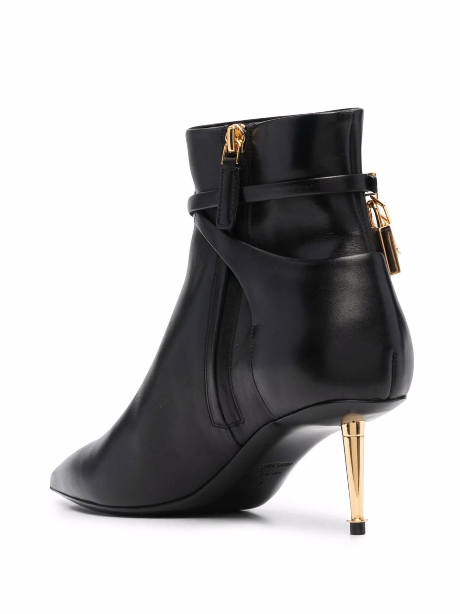 Ботильоны Tom Ford Padlock 55, размер 35, черный — фото 1