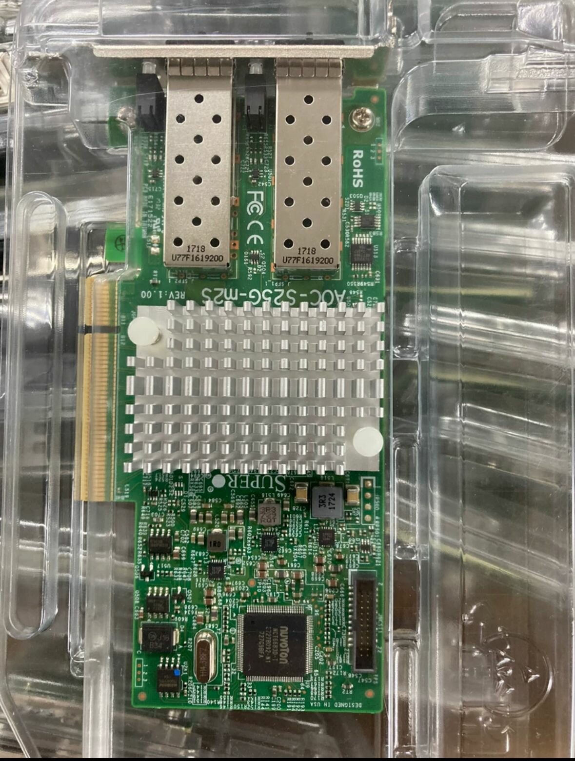 Сетевая карта Supermicro AOC-S25G-M2S