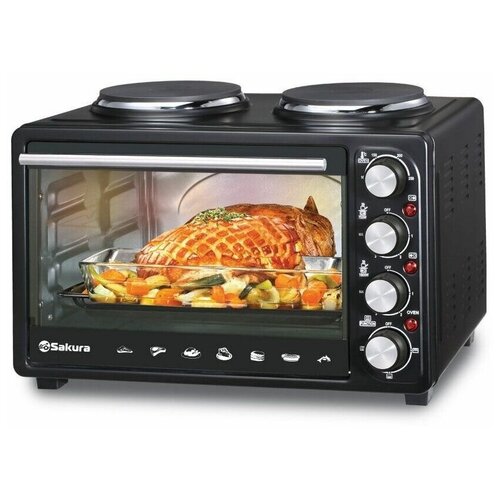 Купить Духовка электро Sakura SA-7024HBK 3080Вт 23л. - цена: 6190 ...