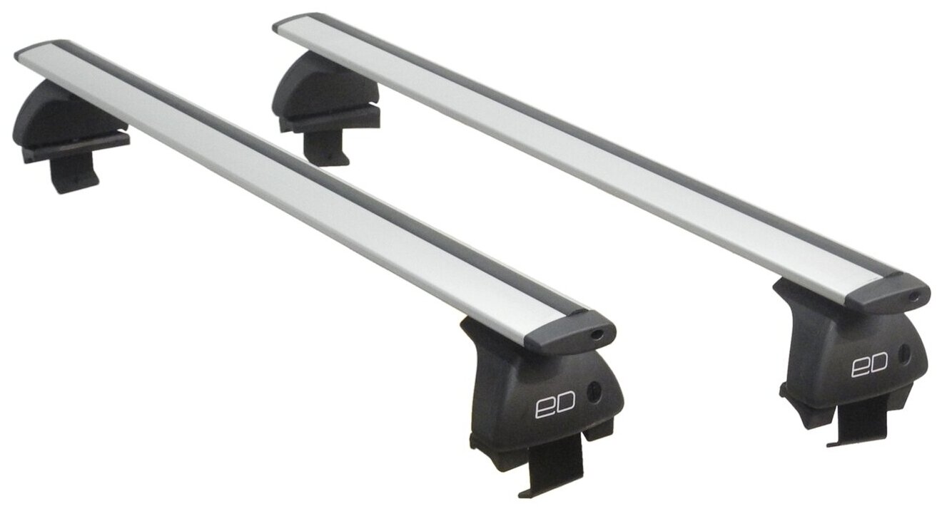 Багажник на крышу Шкода Октавия A7 (Skoda Octavia A7, 2013-2020), ED, крыловидные дуги