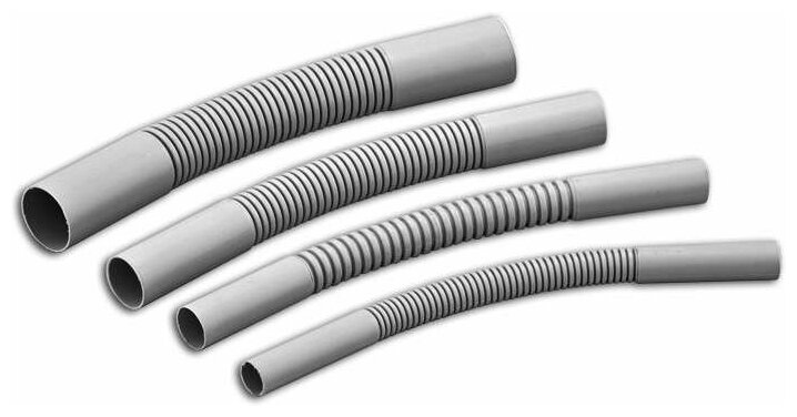 Поворот гибкий гофр. для трубы d25 Ruvinil П01425