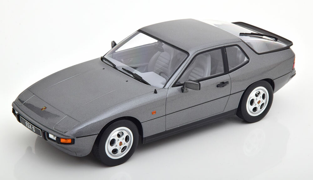 Модель коллекционная KK-SCALE Porsche 924 s 1986 grey metallic