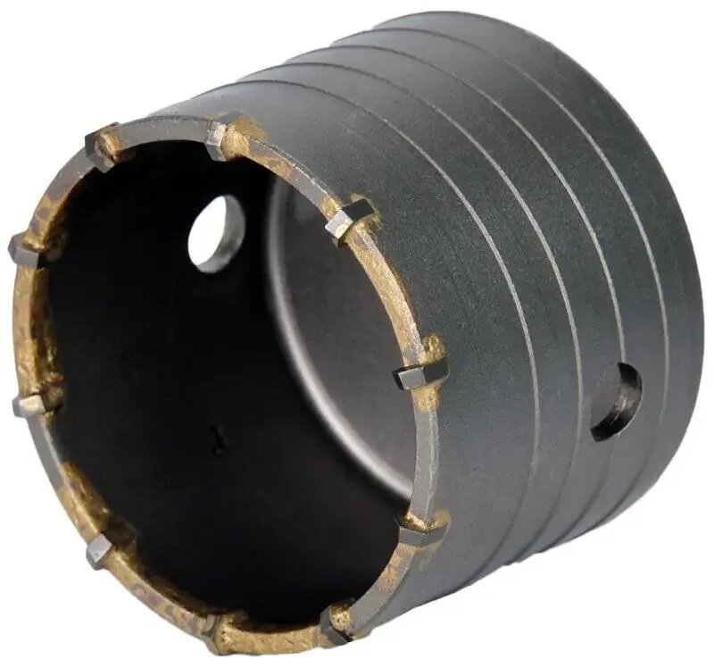 Коронка Elitech 1820.107700, без хвостовика, универсальная, М22, 76 мм