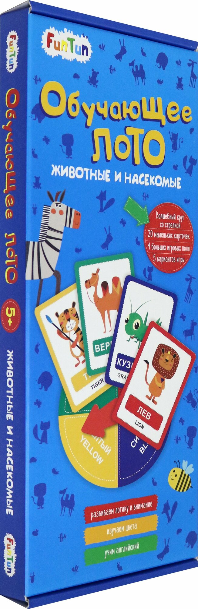 Обучающее лото - Животные и насекомые (F1204002P)