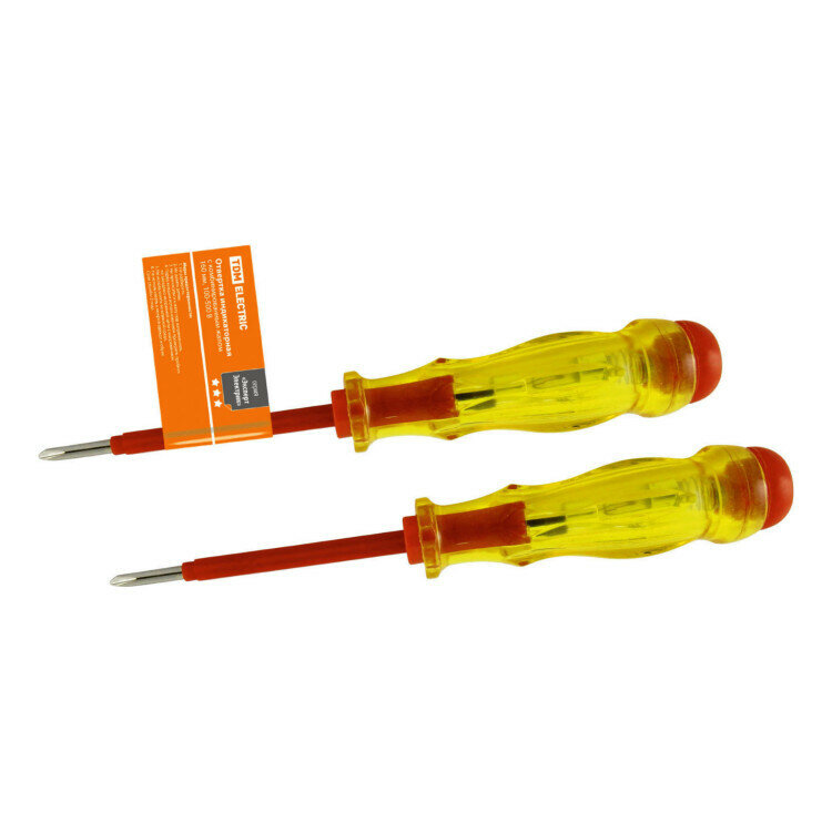 Отвертка-пробник (индикатор) с комбинированным жалом 160 мм, 100-500В ЭксперЭлектрик