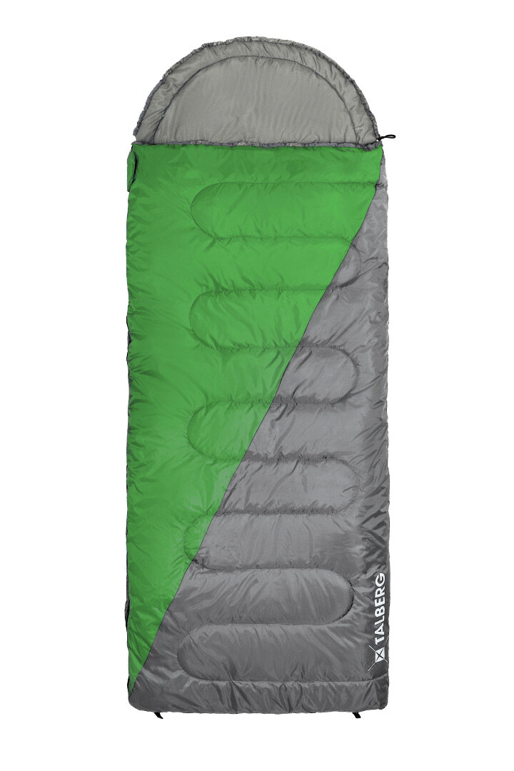 Спальный мешок Talberg SUMMER (0C) green, левый