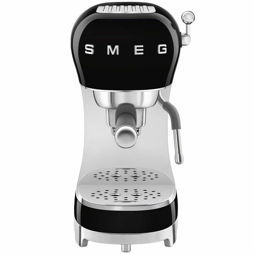 Кофеварка рожковая SMEG ECF02BLEU, черная, официальная гарантия
