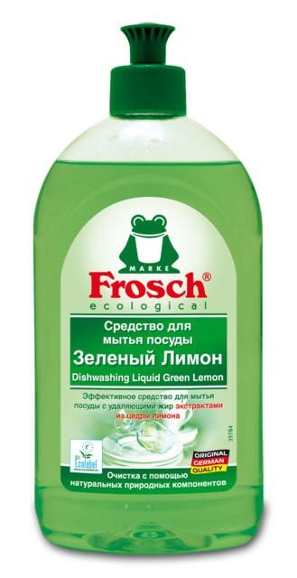 Набор из 3 штук Средство для мытья посуды Frosch Лимон 0.5л
