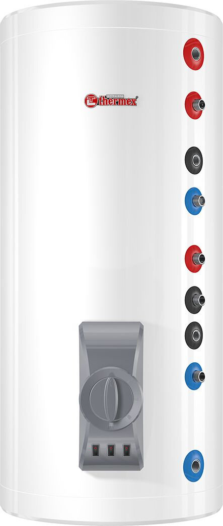 Водонагреватель Thermex IRP 200 V (combi) PRO, накопительный, 6кВт, 200л, белый [эдэб01583]