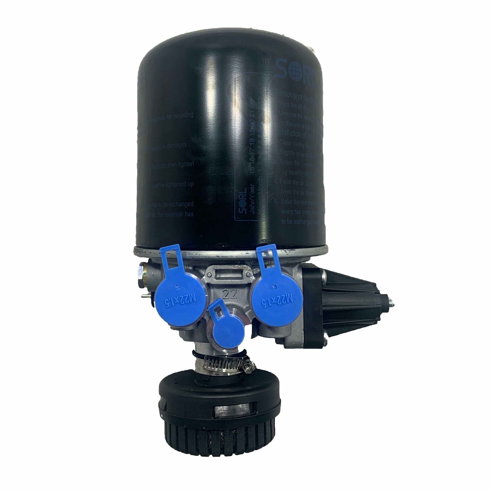 SORL Осушитель воздуха МАЗ, КАМАЗ, ПАЗ, лиаз (24V, 4 выхода) SORL арт. 35110033140