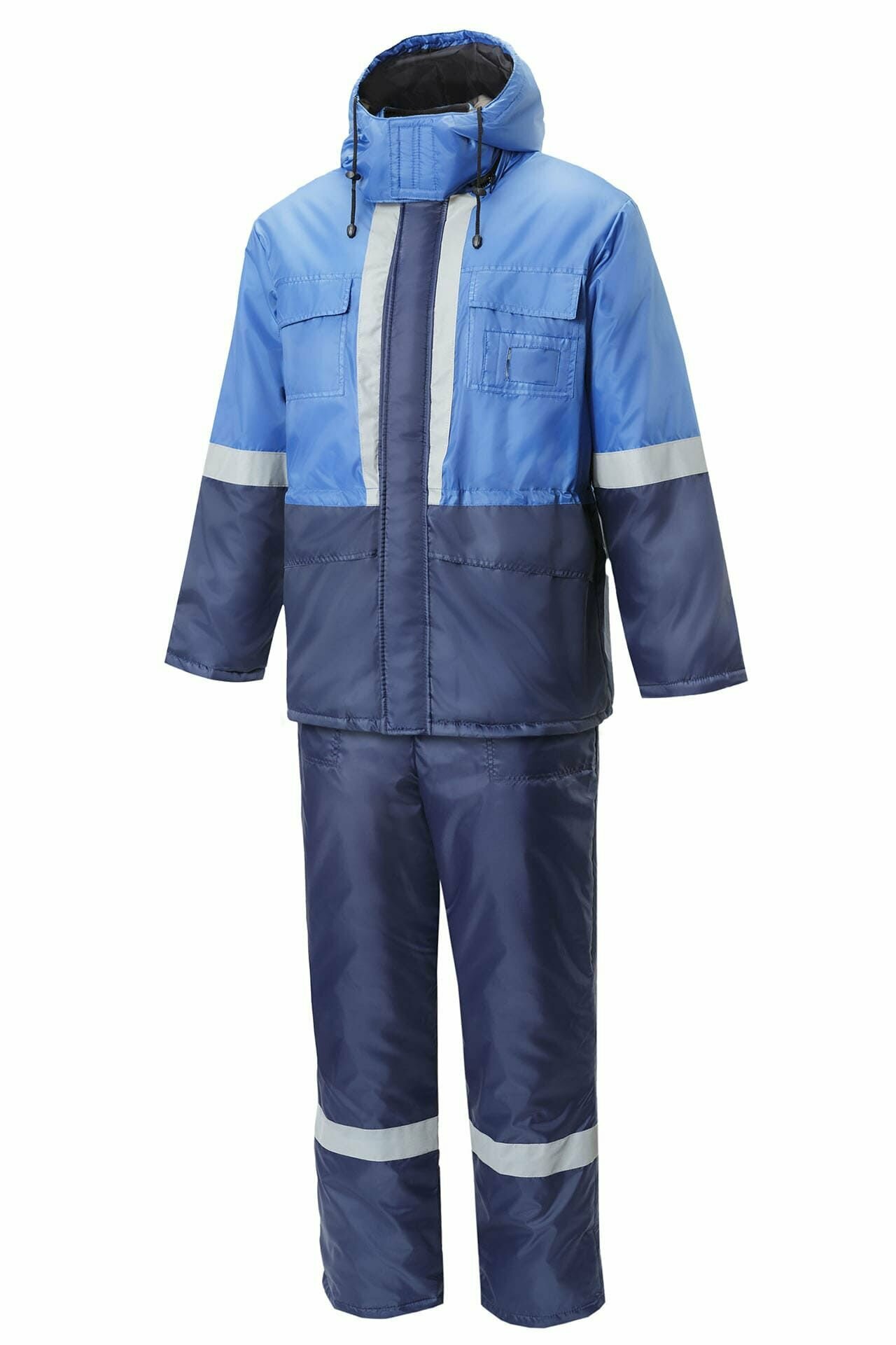 Костюм рабочий зимний мужской сургут тк. Оксфорд, спецодежда утепленная, форма, куртка и полукомбинезон