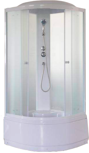 Душевая кабина Parly Tomorrow EF821 80x215, с поддоном, монтаж без силикона