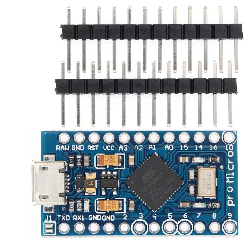 Модуль MICRO/TYPE-C USB ATMEGA32U4, плата 5 В, 16 МГц для контроллера Arduino ATMEGA32U4-AU/MU Pro Micro, замена Pro Mini