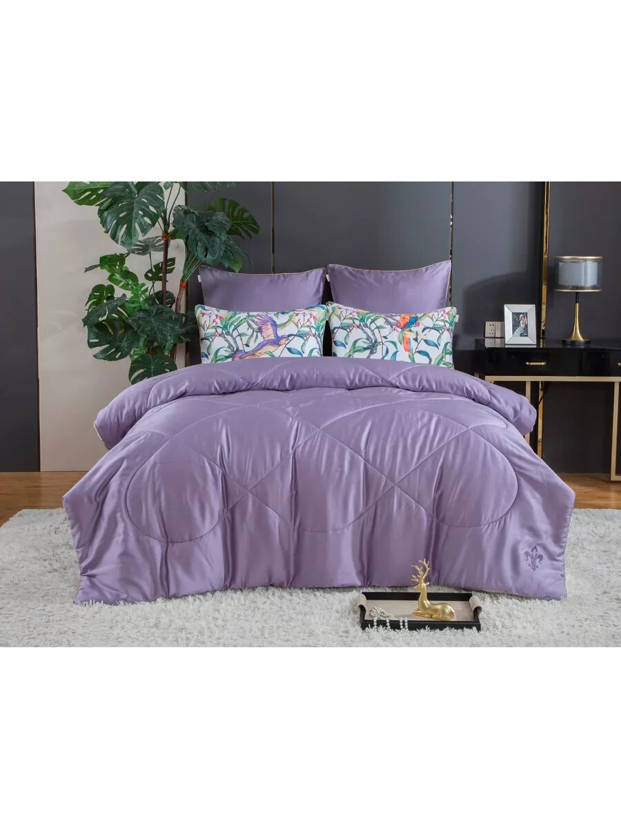 Постельное бельё Семейное с одеялами Казанова Тенсель/Хлопок