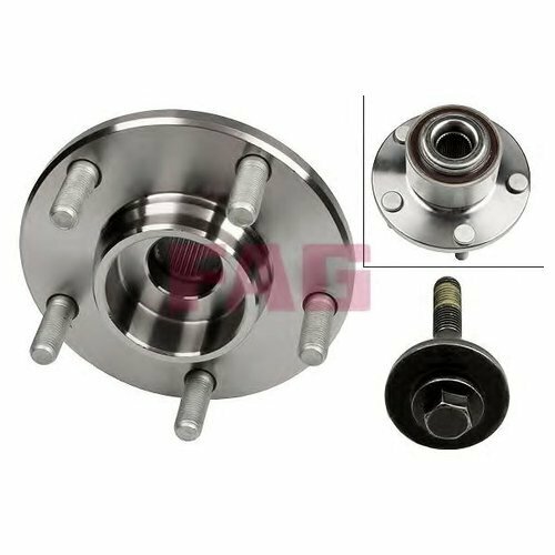 Подшипника ступицы колеса без болтов Fag 713615760 для Mazda 3