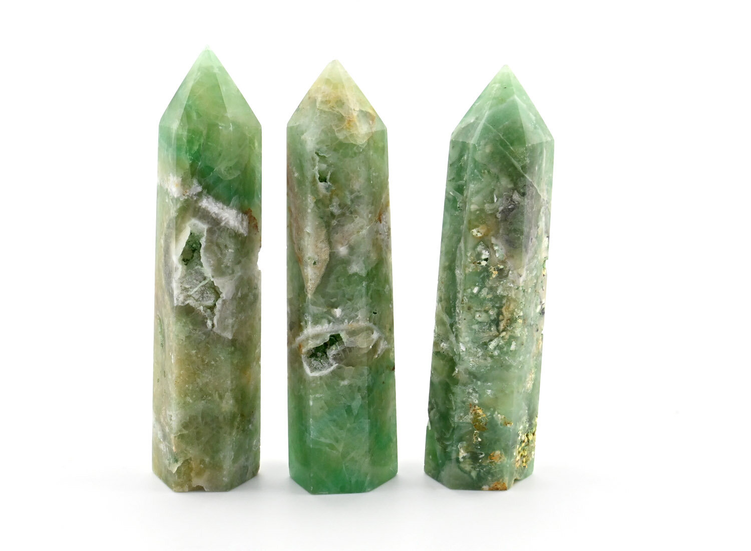 Флюорит "Карандаш" 27*28*120мм, 186-197г .