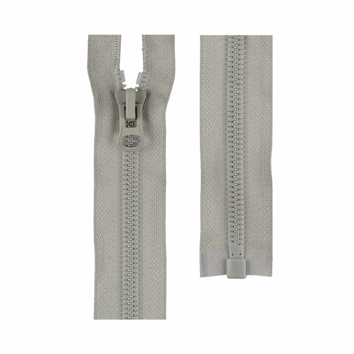 Молния трактор "GAMMA G3071 75 см Тип 7 10 шт. разъёмная однозамковая №301 св. серый