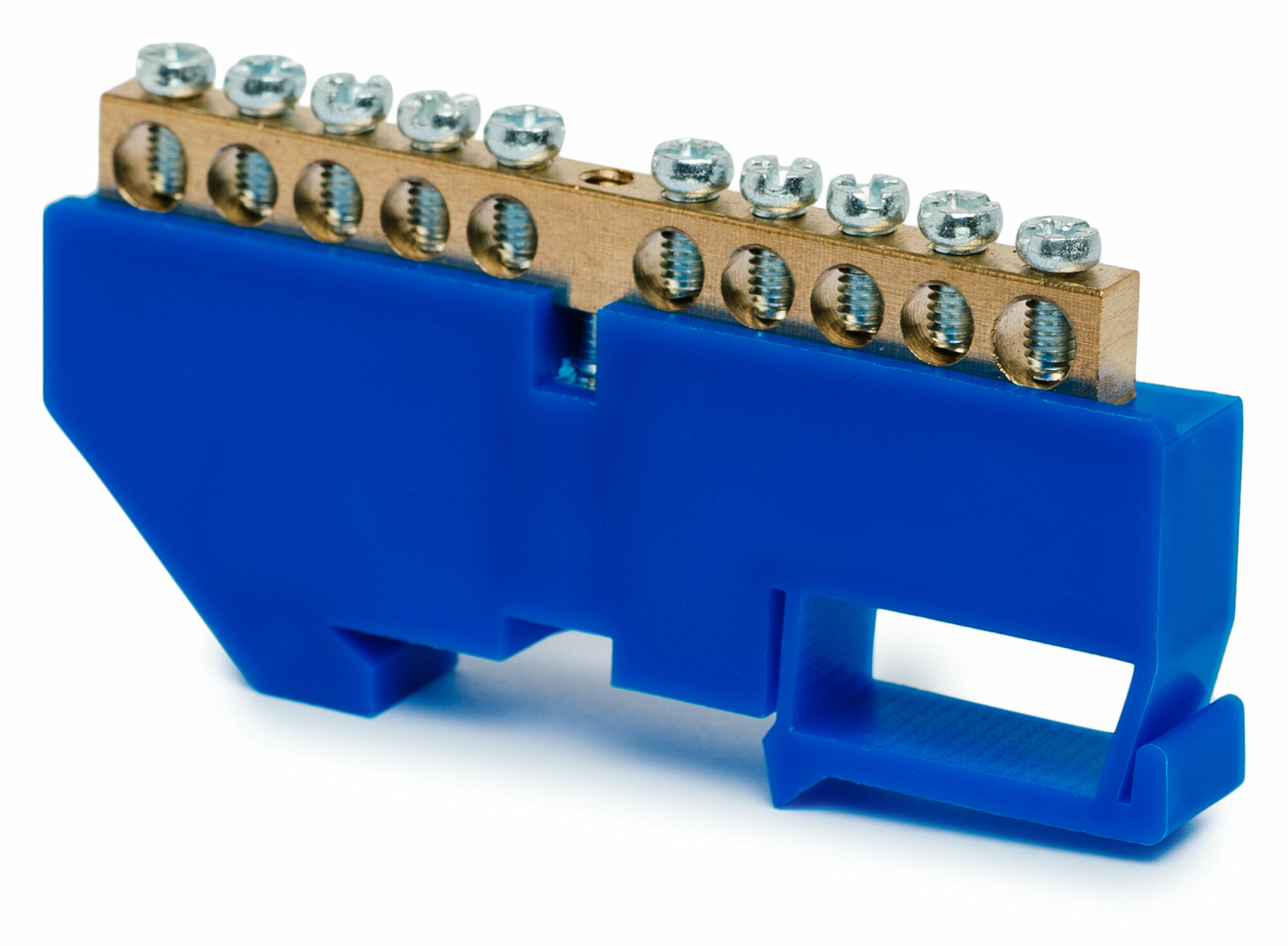 Шина нулевая REXANT синий изолятор 10ГР 6X9