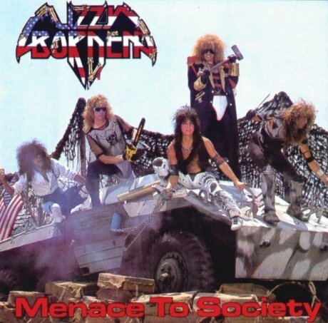Старый винил, Metal Blade Records, LIZZY BORDEN - Menace To Society (LP , Used)