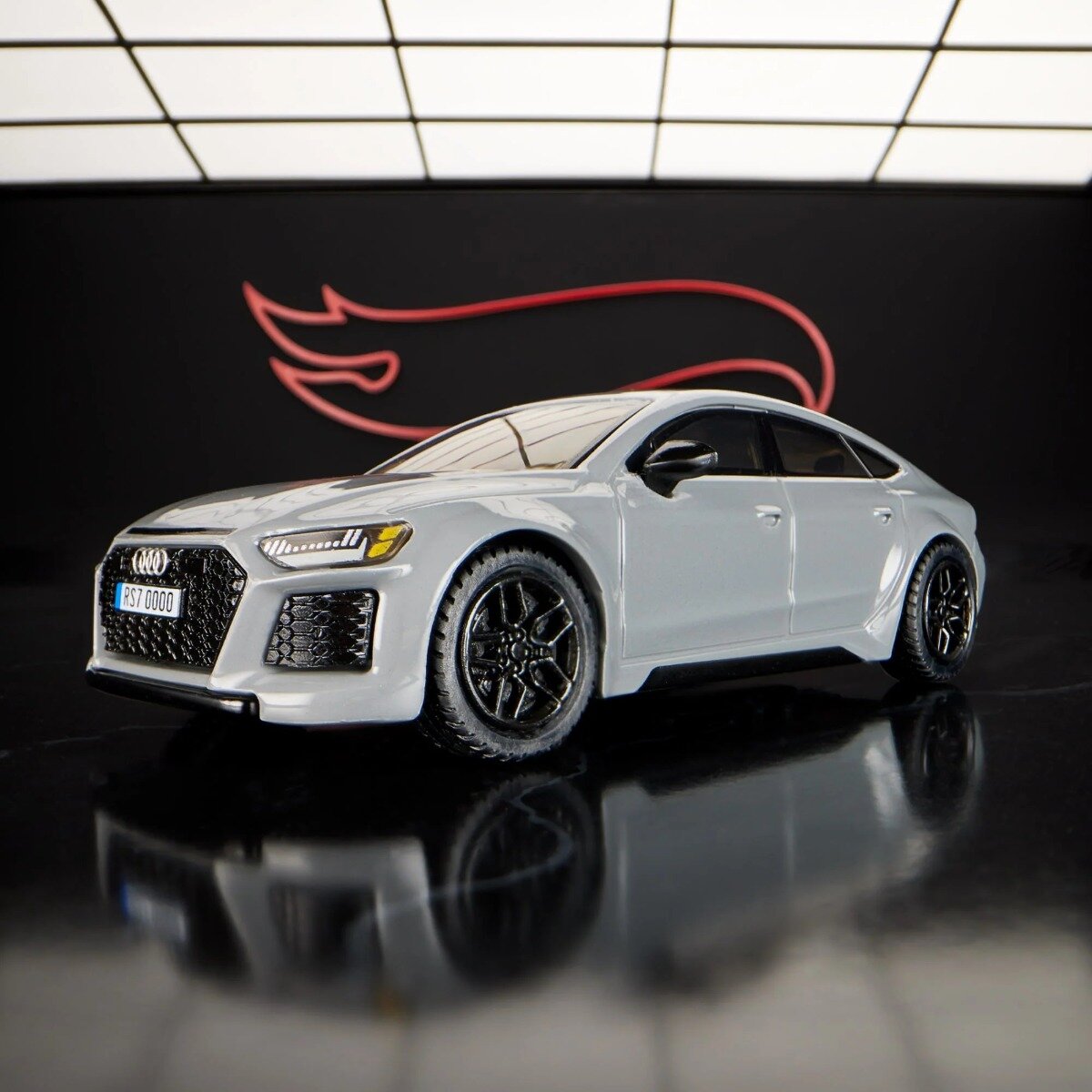Коллекционная машинка Hot Wheels Audi RS 7 Sportback Elite 64 Series '21 (Хот Вилс 21 Ауди РС 7 Спортбэк Элит 64 серия)