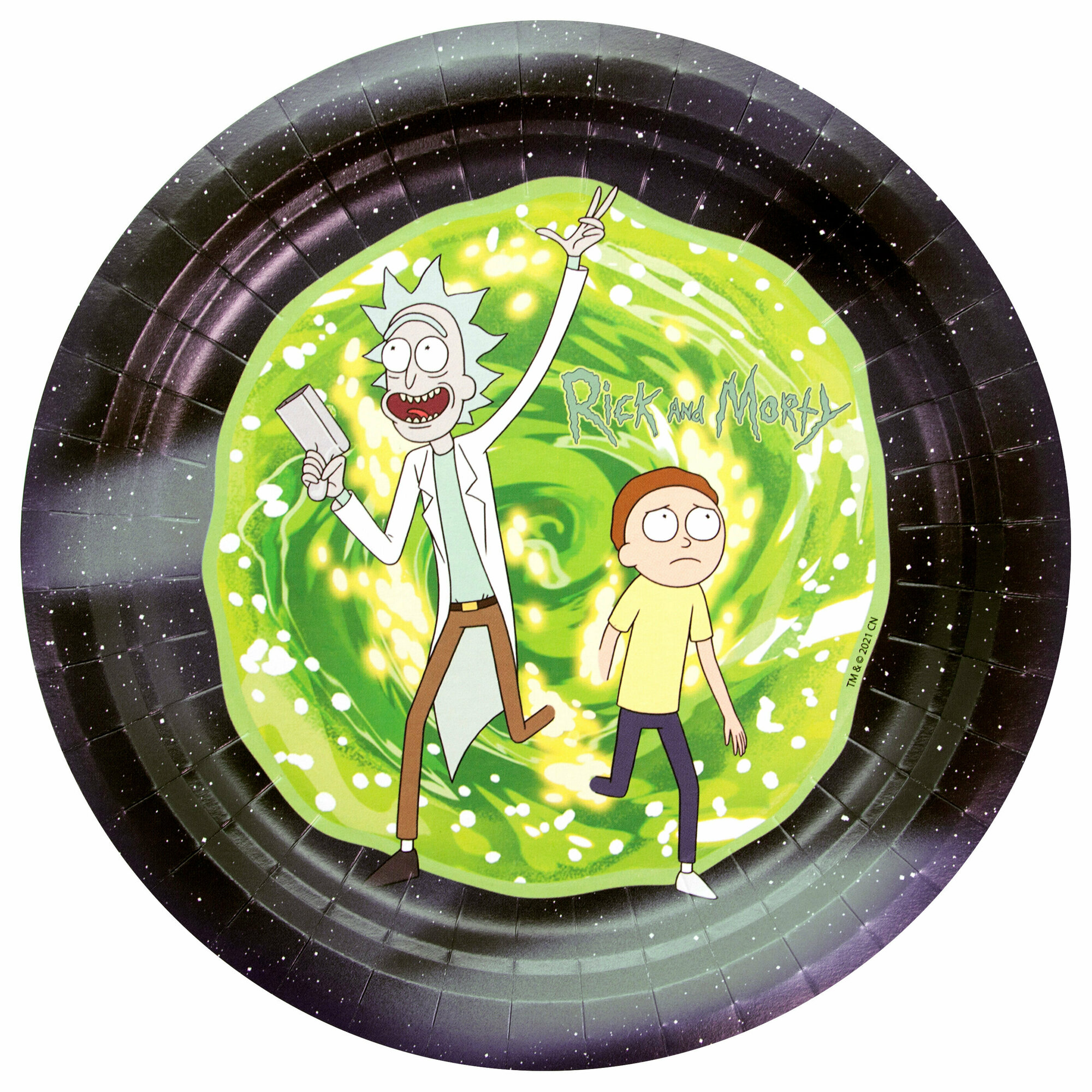 ND Play. Rick and Morty Набор бумажных тарелок-1 6 шт 230 мм арт.292731