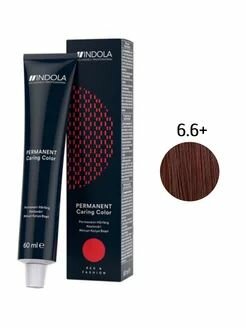Indola Red and Fashion 6.6+ Темный русый красный натуральный Стойкая крем-краска для волос 60 мл